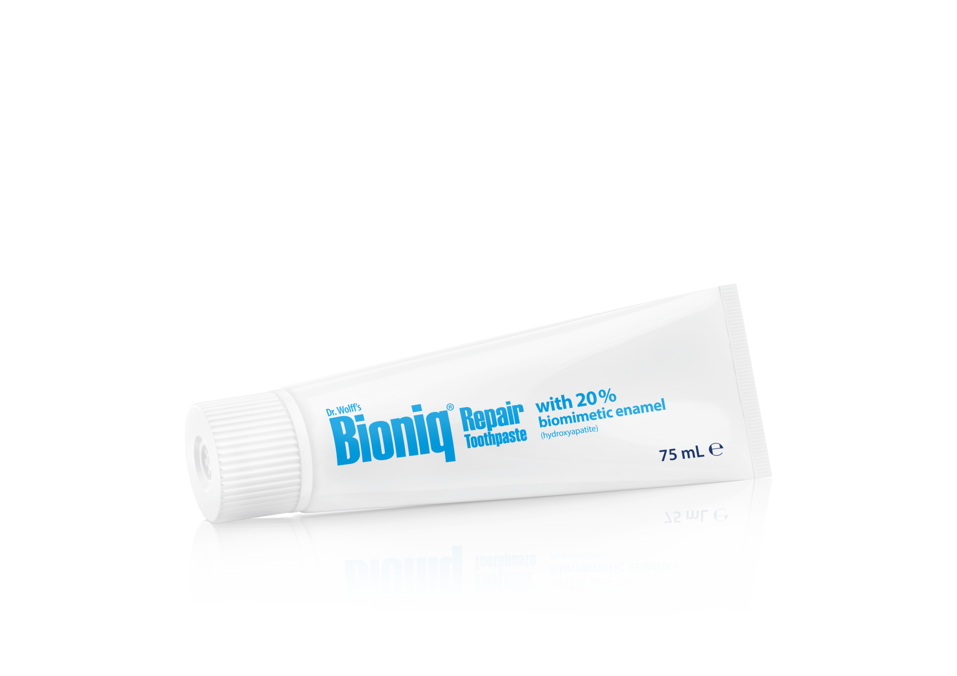 Dentífrico Bioniq® Repair-Toothpaste con esmalte artificial